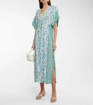 Poupette St Barth Floral Print Maxi Dress
