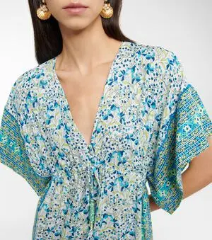 Poupette St Barth Floral Print Maxi Dress