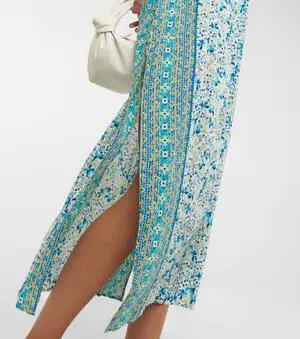 Poupette St Barth Floral Print Maxi Dress