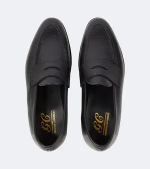 George Cleverley Bradley Ii Leather Penny Loafers