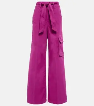 Veronica Beard Belissa Cotton Cargo Pants