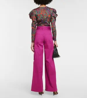 Veronica Beard Belissa Cotton Cargo Pants