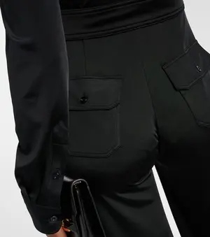 TOM FORD Belted Jersey Jumpsuit