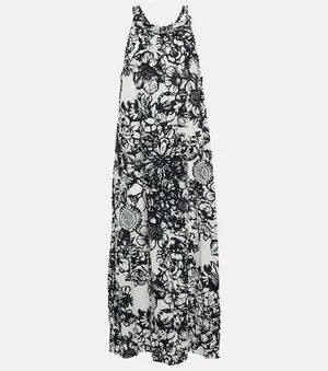 Velvet By Graham & Spencer Penelope Printed Cotton Maxi Dress - Multicoloured