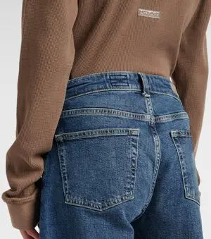 Ag High-rise Wide-leg Jeans