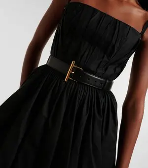 Alexander McQueen T-bar Leather Belt