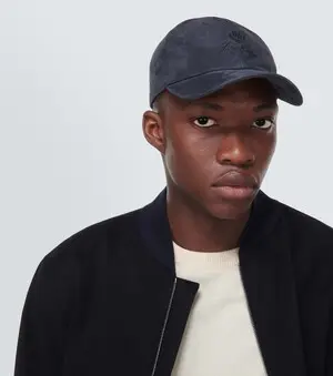 Loro Piana Logo Baseball Cap - Blue