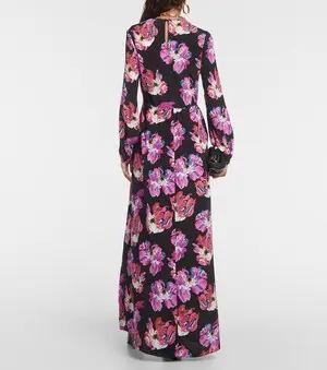 Diane Von Furstenberg Sydney Printed Silk-blend Maxi Dress