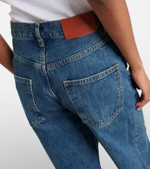 Wardrobe.NYC High-rise Straight Leg Jeans