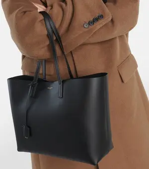 Saint Laurent Shopping East West Tote Bag - Black