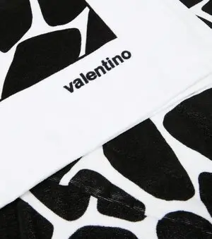 Valentino Garavani Printed Cotton Beach Towel