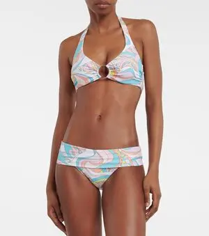 Melissa Odabash Brussels Printed Bikini Top - Multicoloured
