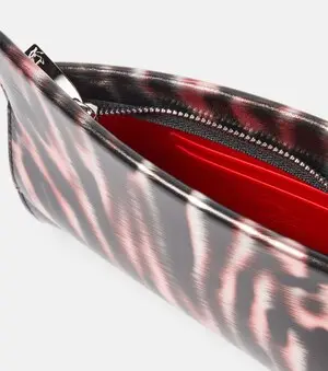 CHRISTIAN LOUBOUTIN Loubitwist Small Leather Clutch