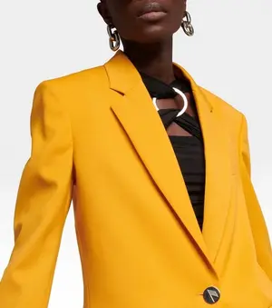 Attico Bianca Wool-blend Blazer