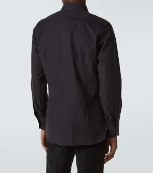 TOM FORD Cotton Poplin Tuxedo Shirt