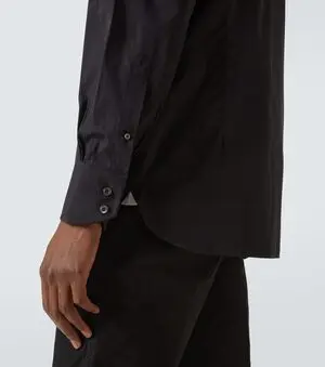 TOM FORD Cotton Poplin Tuxedo Shirt