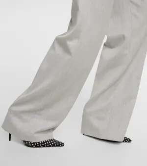Magda Butrym Mid-rise Wool Straight Trousers