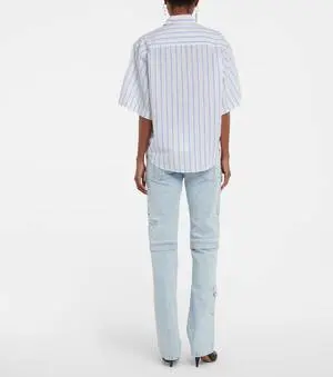 MARANT ETOILE Striped Cotton Shirt