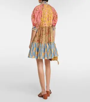 Zimmermann Junie Floral Cotton Mini Dress