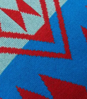 Alanui Icon Wool-blend Jacquard Cushion - Multicoloured