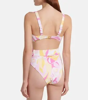 ALEXANDRA MIRO Clara Printed Bikini Top