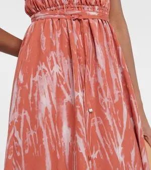 Altuzarra Fiona Ruched Midi Dress