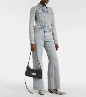 Acne Studios Monogram High-rise Wide-leg Jeans