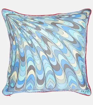 Emilio Pucci Printed Silk Cushion