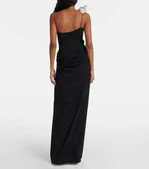 Magda Butrym One-shoulder Gown With Ruffled Detail