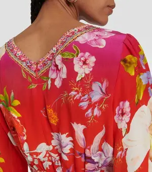 Camilla Embellished Silk Maxi Dress