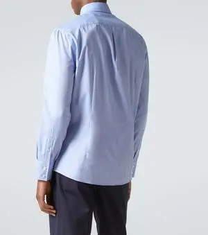 Brunello Cucinelli Cotton Shirt - Blue
