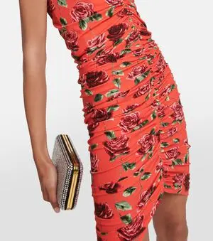 Magda Butrym Floral Ruched Minidress