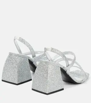 NODALETO Bulla Gemini Mary Jane Sandals In Glitter