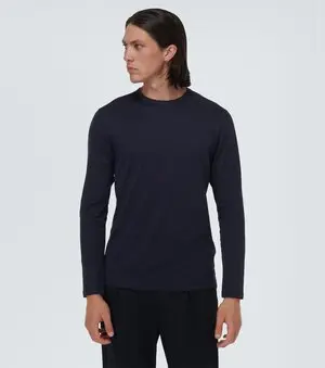 Sunspel Classic Long Sleeve Cotton T-shirt