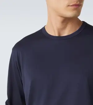 Sunspel Classic Long Sleeve Cotton T-shirt