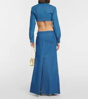 AYA MUSE Cropped Denim Jacket