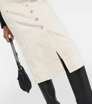 MARANT ETOILE Filipine Denim Mini Dress