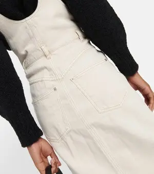 MARANT ETOILE Filipine Denim Mini Dress