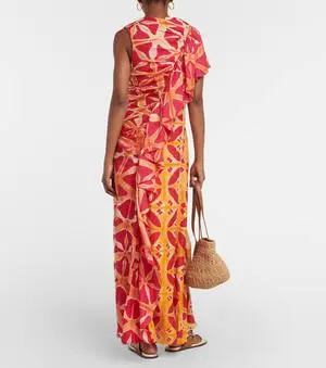 Ulla Johnson Printed Silk Maxi Dress - Multicoloured