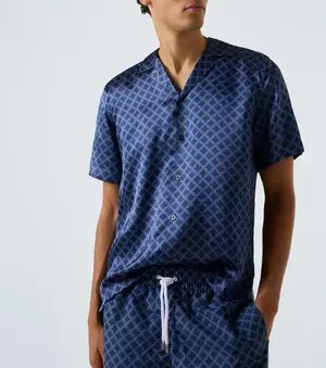 Frescobol Carioca Roberto Silk Bowling Shirt