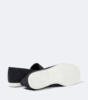 Manolo Blahnik Monaco Suede Loafers - Blue