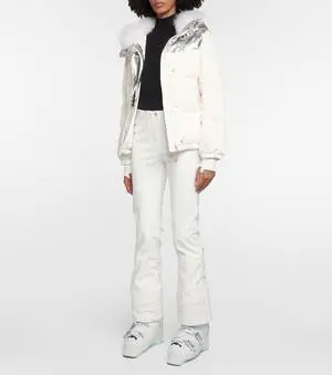 YVES SALOMON Shearling-trimmed Down Jacket