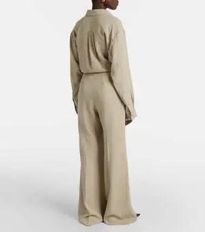 Tove Auden High-rise Wide-leg Trousers