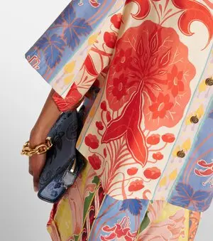 Etro Printed Oversized Cotton-blend Shirt
