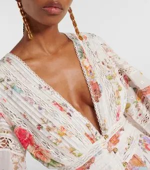 Camilla Sew Yesterday Floral Midi Dress