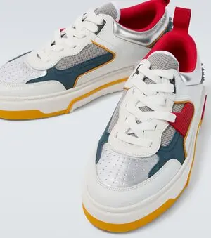 CHRISTIAN LOUBOUTIN Astroloubi Leather Sneakers - Multicoloured