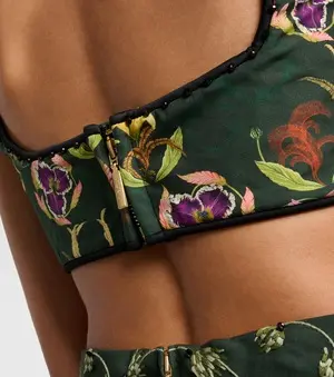 Agua Bendita Embroidered Crop Top