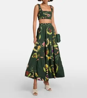 Agua Bendita Embroidered Crop Top