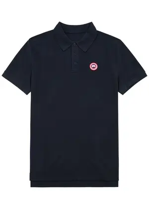 Canada Goose Beckley Logo Piqué Cotton Polo Shirt - Navy