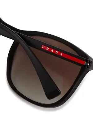 Prada Matte Acetate Square Frame Sunglasses